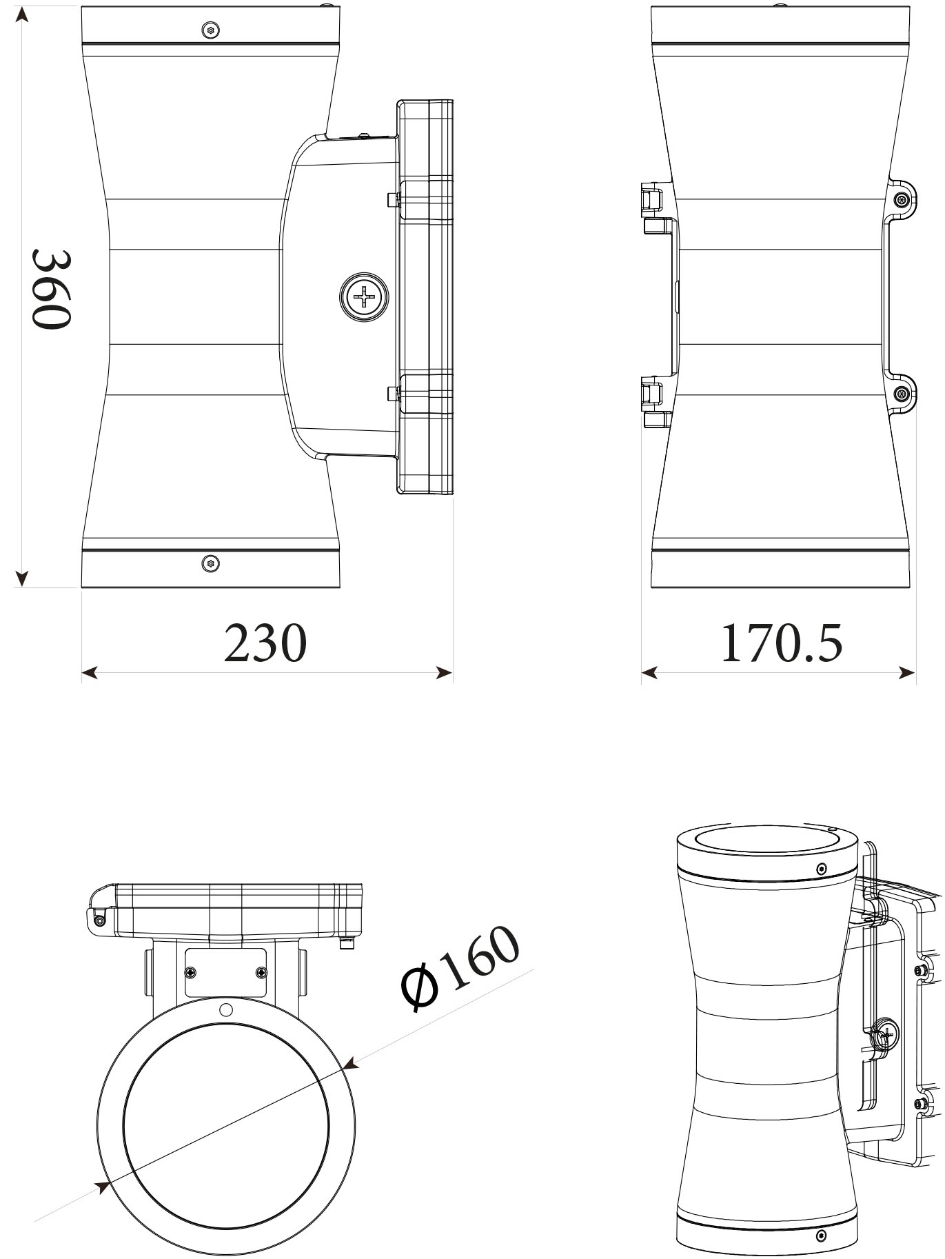 ROMUS TWIN W 2X30W SINGLE COLOR 220V IP66 | IMG-LIGHTING